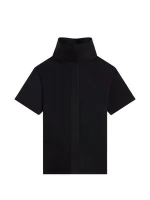 Givenchy T-shirt With Poplin Collar - Black