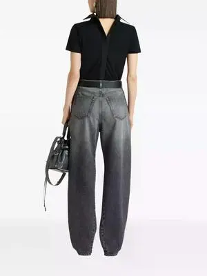 Givenchy T-shirt With Poplin Collar