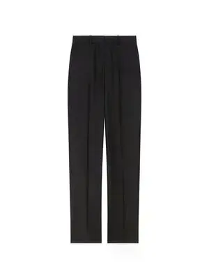 Givenchy Striped Skinny Pants In Wool - Grey
