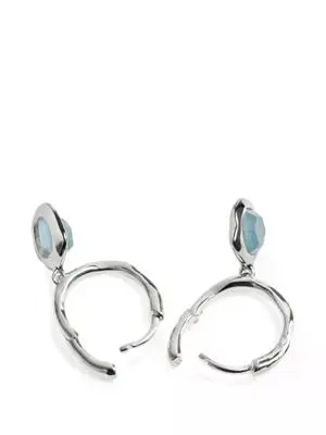 Monica Vinader Odyssey Gemstone Huggie Earrings