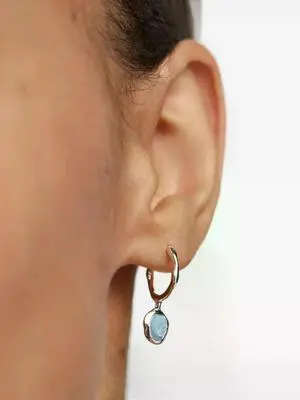 Monica Vinader Odyssey Gemstone Huggie Earrings
