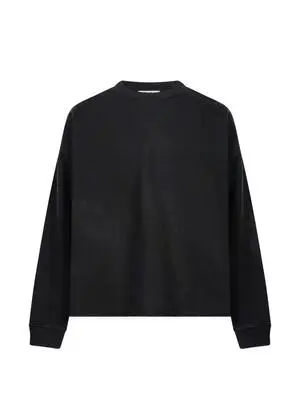 You Must Create Studio Raw-cut Drop-shoulder Sweatshirt - Black