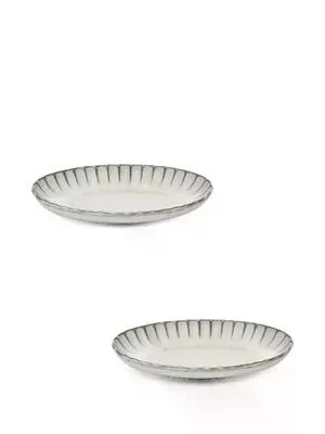 SERAX X Sergio Herman Large Inku Oval Serving Bowls - White