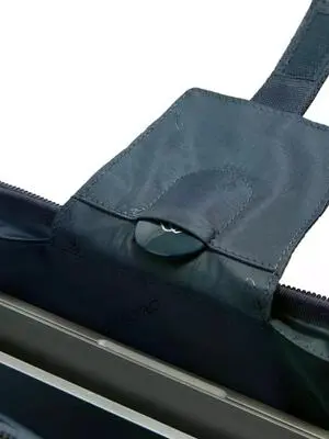 PIQUADRO Double Zip Leather Briefcase