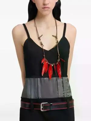 Marni Wool Dress With Satin Waist