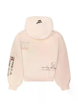 PROTOCOL INDEX Graphic-print Washed Hoodie
