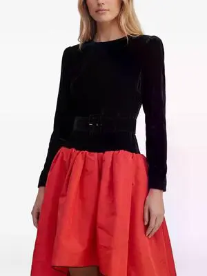 Saint Laurent 1988*1989 Belted High-low Gown Dress