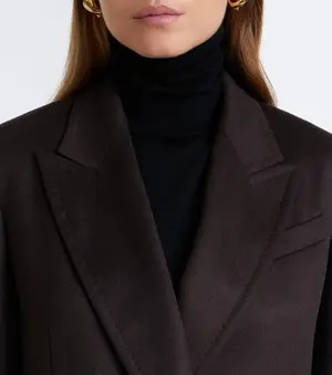 Max Mara Double-breasted Camel Hair Blazer