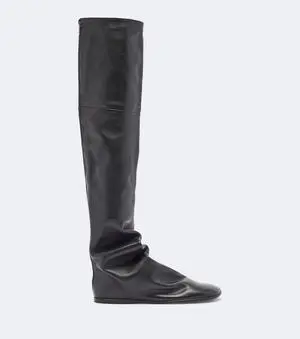 LEMAIRE Glove Leather Knee-high Boots