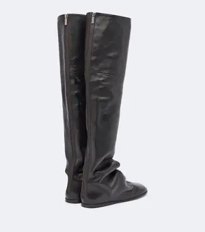 LEMAIRE Glove Leather Knee-high Boots