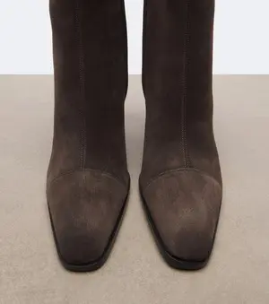 Saint Laurent Venetia Suede Ankle Boots