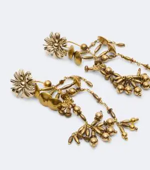 Dries Van Noten Embellished Drop Earrings
