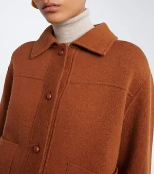 Jardin Des Orangers Fringed Wool And Cashmere Jacket