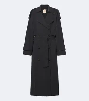 Jardin Des Orangers Belted Double-breasted Wool And Cashmere Coat