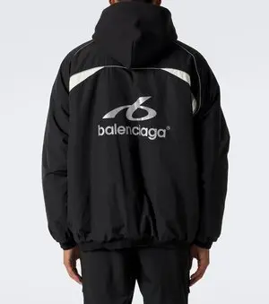 Balenciaga Logo Cotton Hoodie