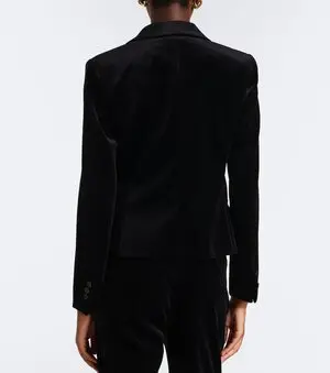 Max Mara Elegante Cotton Velvet Blazer