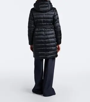 Max Mara Belted Hooded Puffer Coat