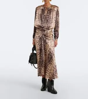 Isabel Marant Étoile Cylia Leather Wedge Ankle Boots