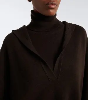 Jardin Des Orangers Hooded Wool And Cashmere Sweater