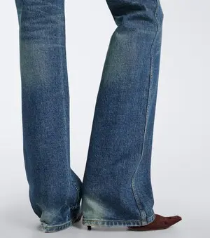 Khaite Low-rise Flared Jeans