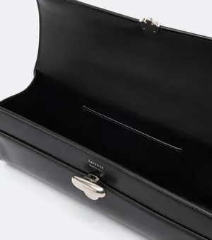 Savette Symmetry Slim Small Leather Top Handle Bag