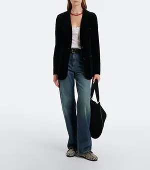 Isabel Marant Étoile Fitza Zebra-print Calf Hair Loafers