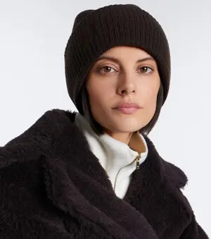 Max Mara Embroidered Cashmere Beanie