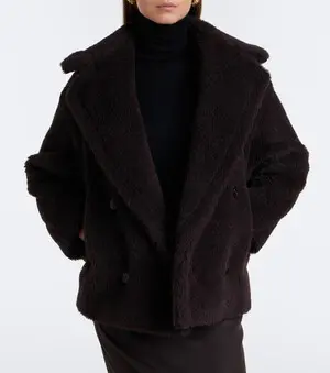 Max Mara Alpaca, Wool, And Silk Peacoat