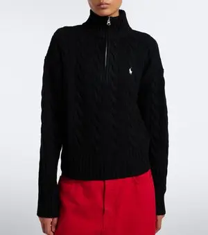 Polo Ralph Lauren Cable-knit Wool And Cashmere Sweater