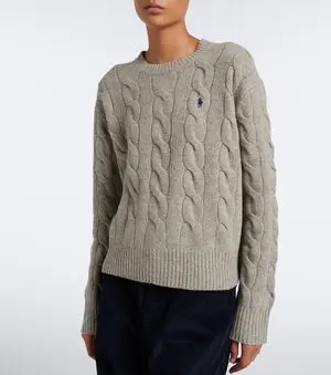 Polo Ralph Lauren Cable-knit Wool And Cashmere Sweater