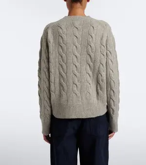 Polo Ralph Lauren Cable-knit Wool And Cashmere Sweater