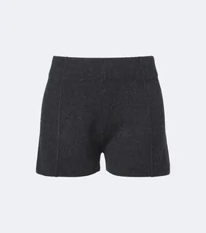 Jardin Des Orangers Wool And Cashmere Shorts - Grey