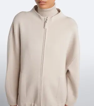 Jardin Des Orangers Wool And Cashmere Jacket - Beige