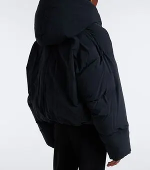 Sportmax Cropped Hooded Down Jacket