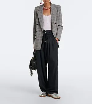 Isabel Marant Étoile Beth Metallic Leather Sneakers - Silver