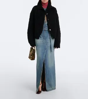 Dries Van Noten Wool And Cashmere Cardigan