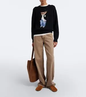 Polo Ralph Lauren Polo Bear Intarsia Cotton Sweater