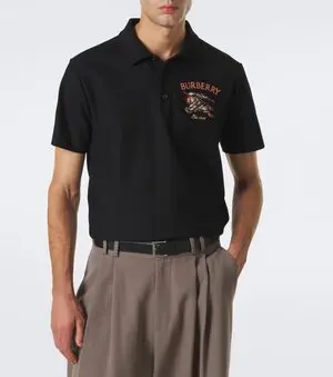 Burberry Ekd Cotton Pique Polo Shirt