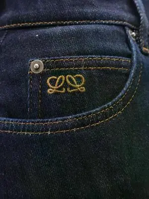 Loewe Anagram-embroidered Slim-fit Jeans