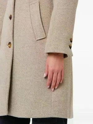 Liu Jo Midi Coat In Wool Blend