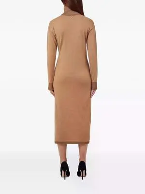 Liu Jo Roll-neck Belted Dress