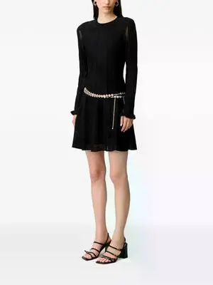 Claudie Pierlot Lurex Knitted Skater Dress