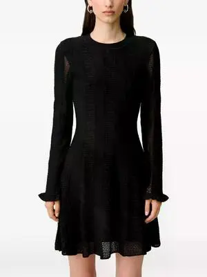 Claudie Pierlot Lurex Knitted Skater Dress