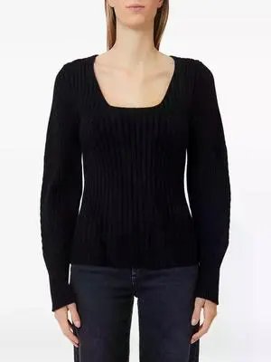 Liu Jo Sweater With Balloon Sleeves - Black