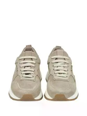 LOTTUSSE Andie Panelled Leather Sneakers