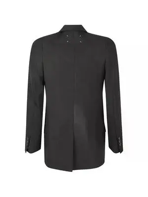 MAISON MARGIELA Double-breasted Wool Jacket - Black