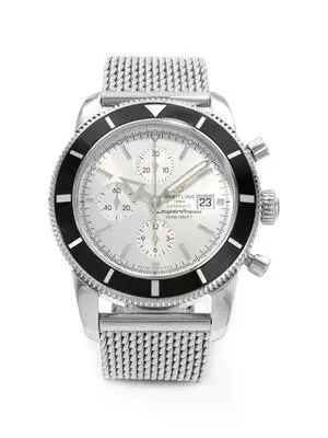 Breitling Superocean Heritage Chronograph 46mm Watch - Silver