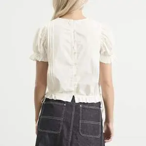 DAMSON MADDER Mabel Lace Insert Blouse