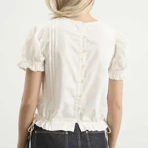 DAMSON MADDER Mabel Lace Insert Blouse