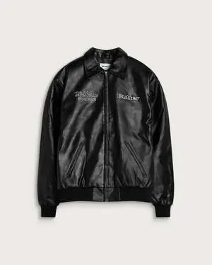 BUTTER GOODS Isaac Hayes Bomber Jacket In | Size: | 100% Nylon | End Clothing - Black